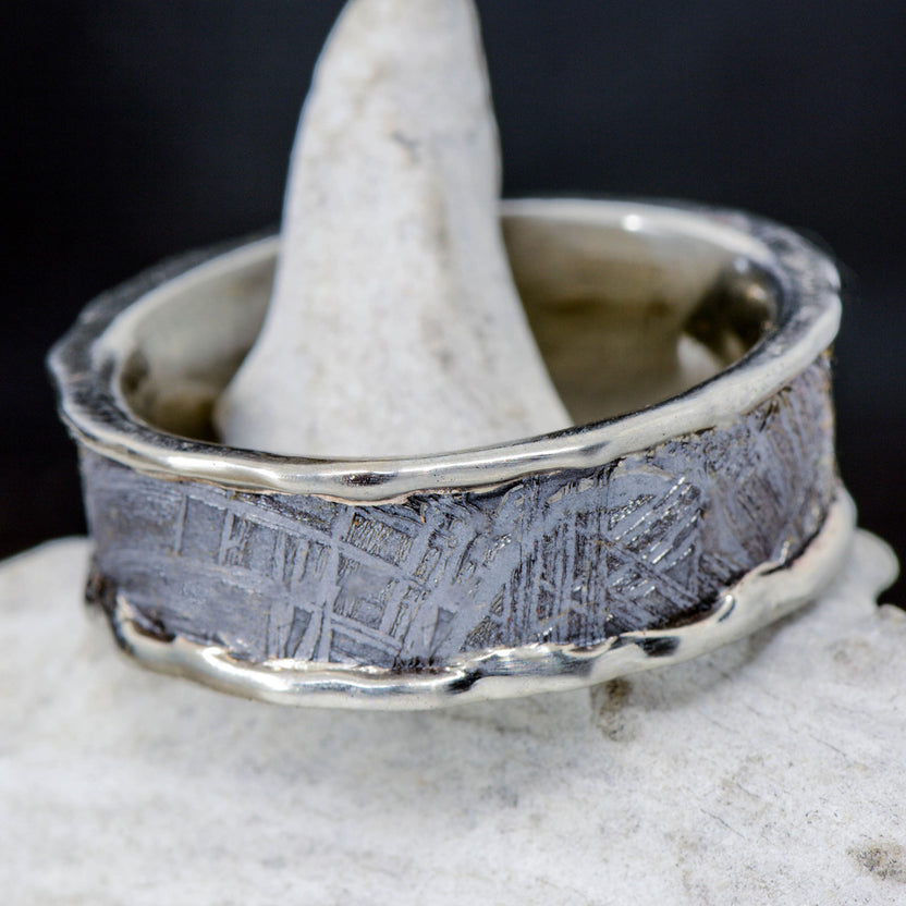 Men - Etched Meteorite – Stone Forge Studios