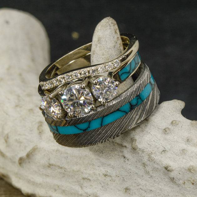 Set - Gemstone Ring – Stone Forge Studios